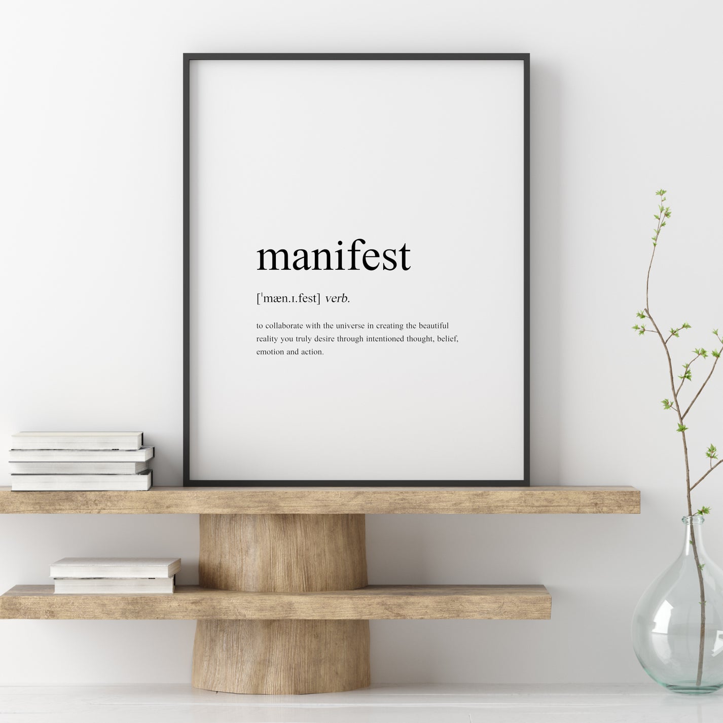 Manifest Definition Print – Embracing Rainbows