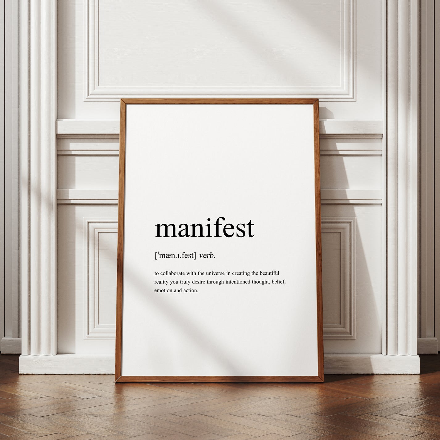 Manifest Definition Print – Embracing Rainbows