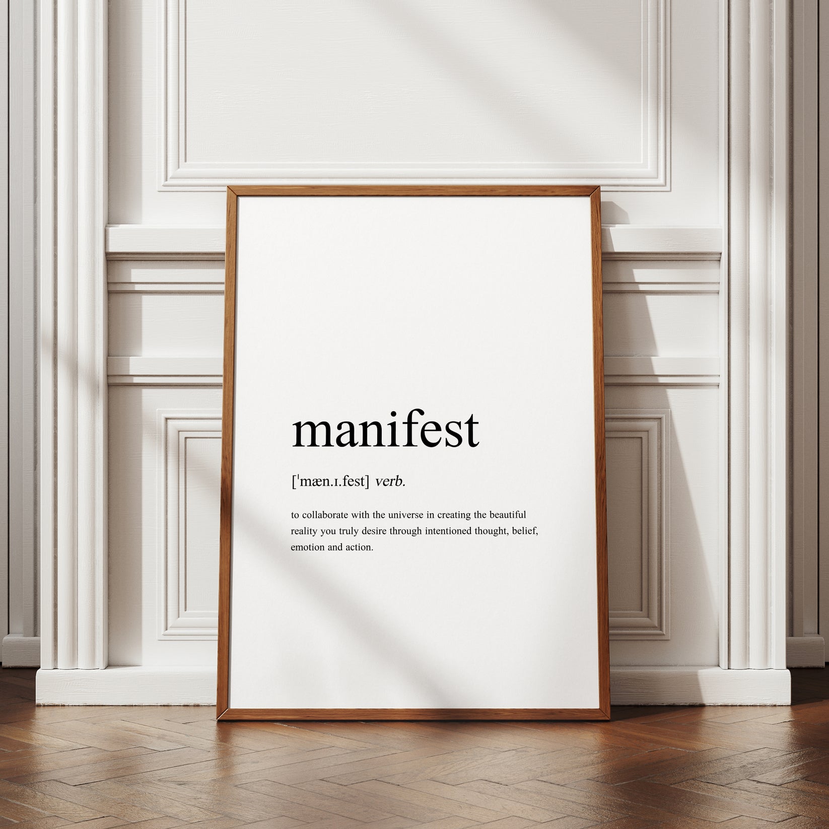 Manifest Definition Print – Embracing Rainbows