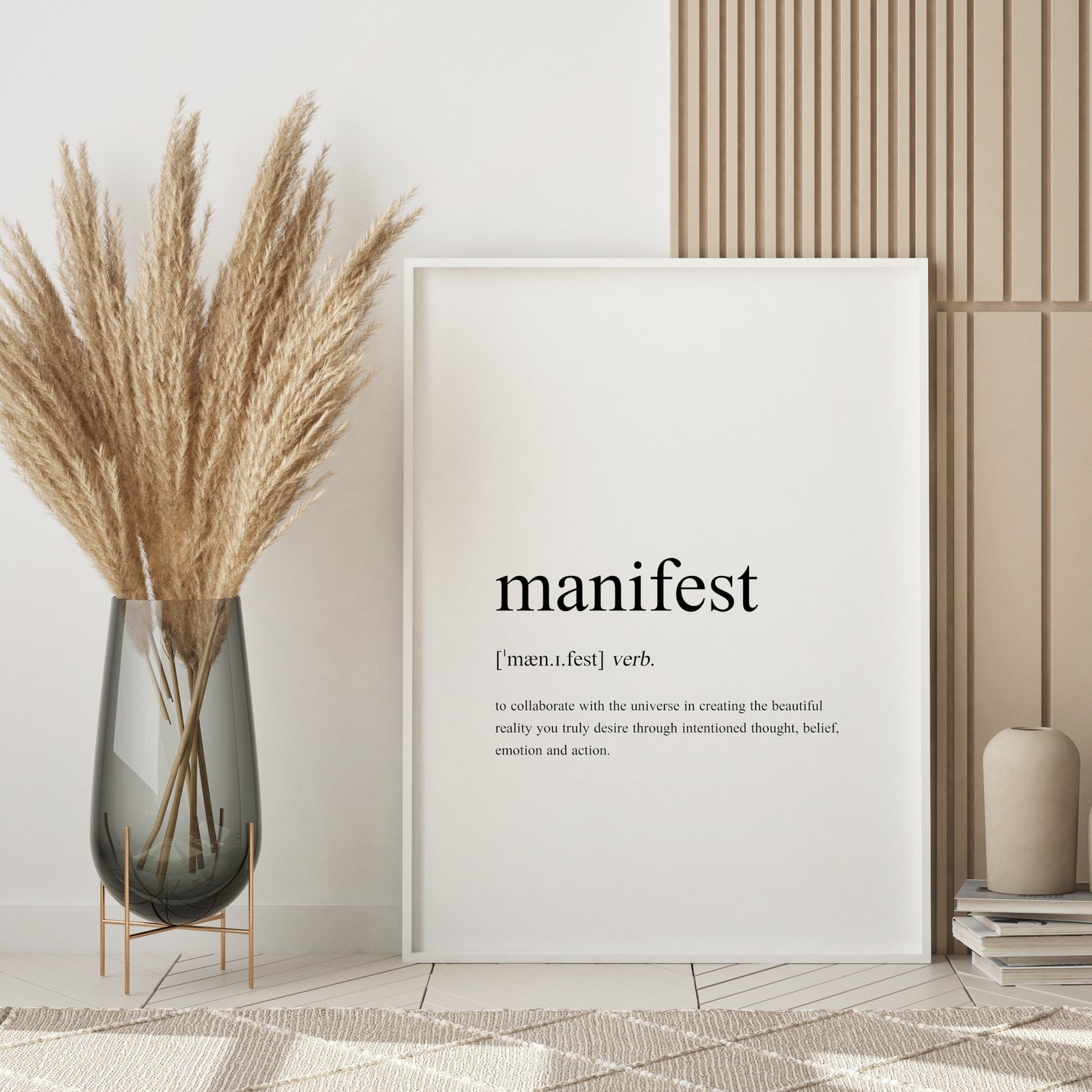 Manifest Definition Print – Embracing Rainbows
