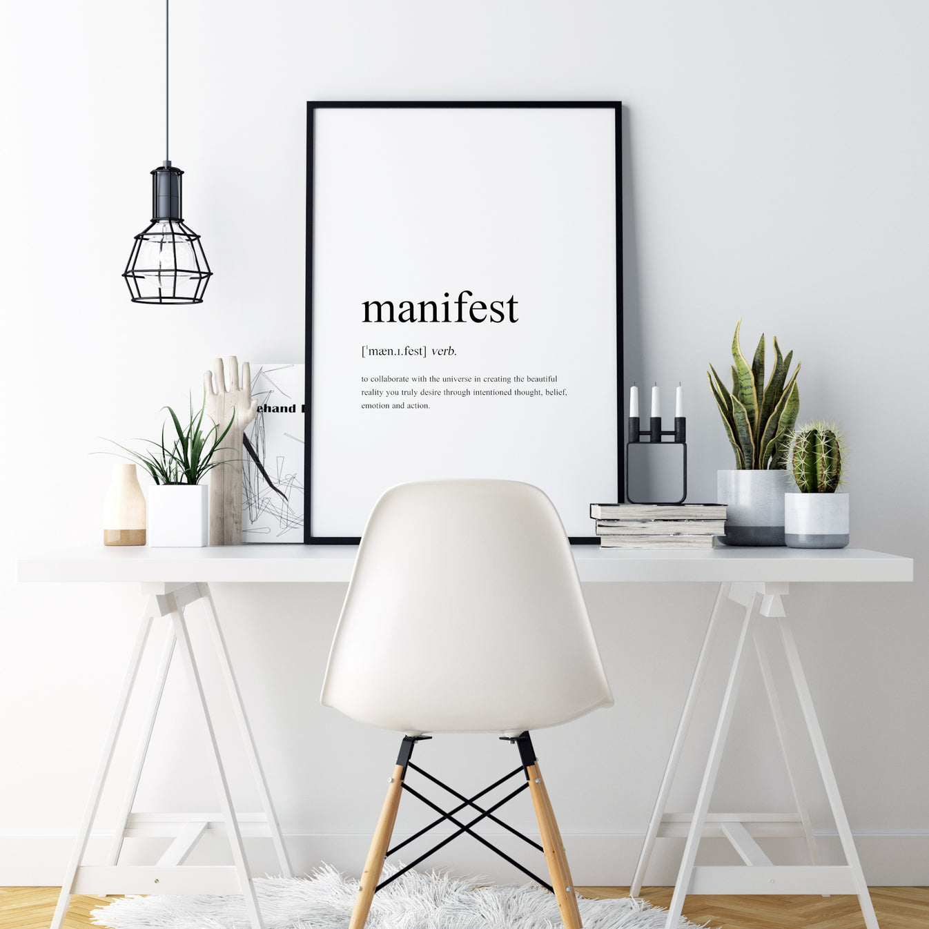 Manifest Definition Print – Embracing Rainbows