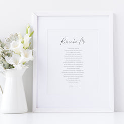 Remember Me Print | Margaret Mead Poem – Embracing Rainbows